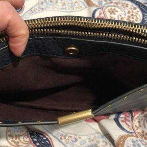 Coach | Bags | Coach Navy Purse With Gold Rivets | Poshmark